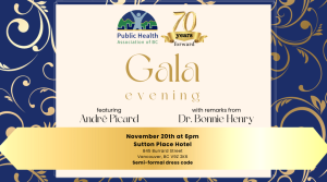 Gala Registration - Individual Ticket - Public Health Association of BC
